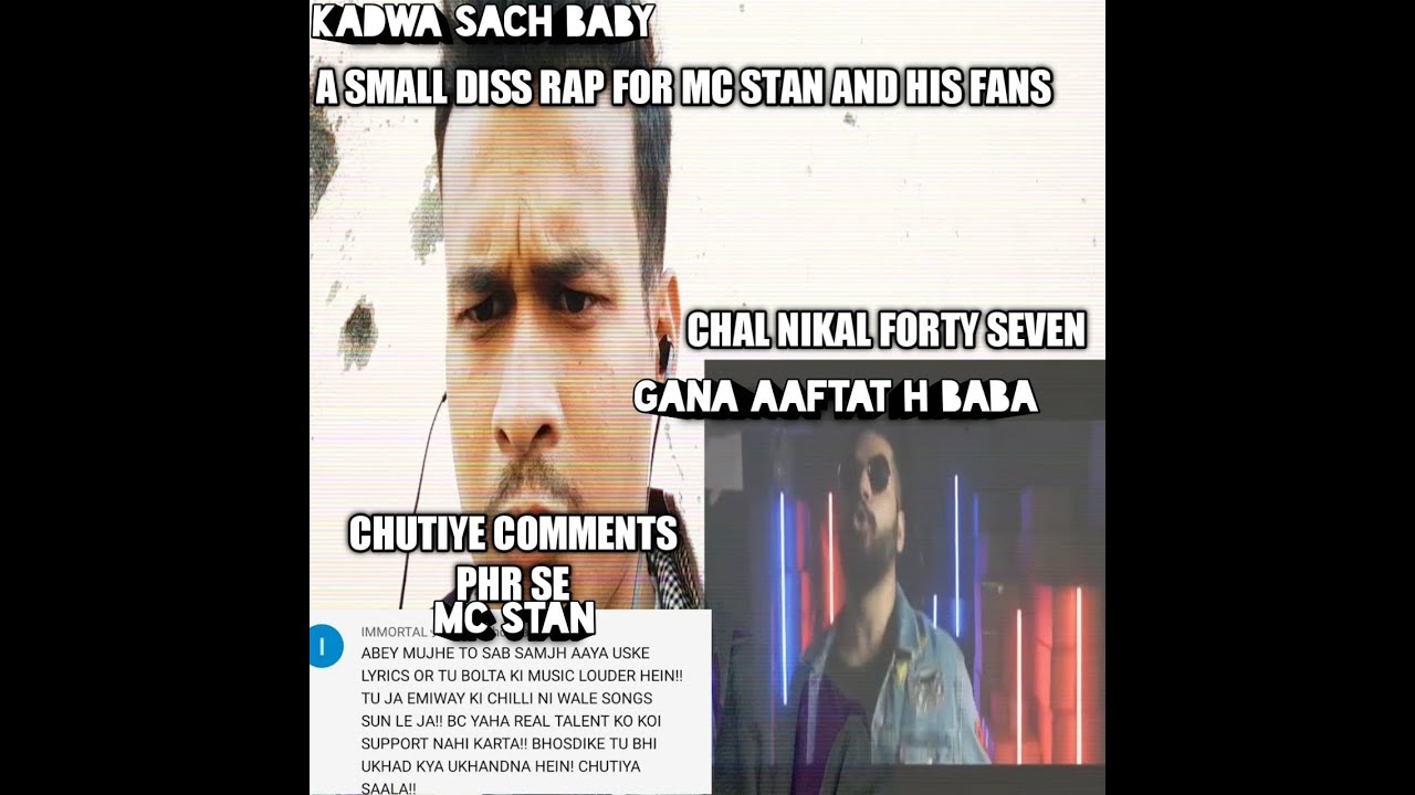 CHAL NIKAL FOTTY SEVEN REACTION VIDEO 2020 | MC STAN DISS RAP By KADWA ...