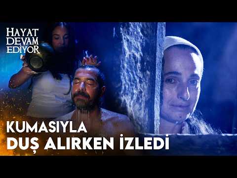 Kudret kocasını ve kumasını duş alırken izledi - Hayat Devam Ediyor 1. Bölüm