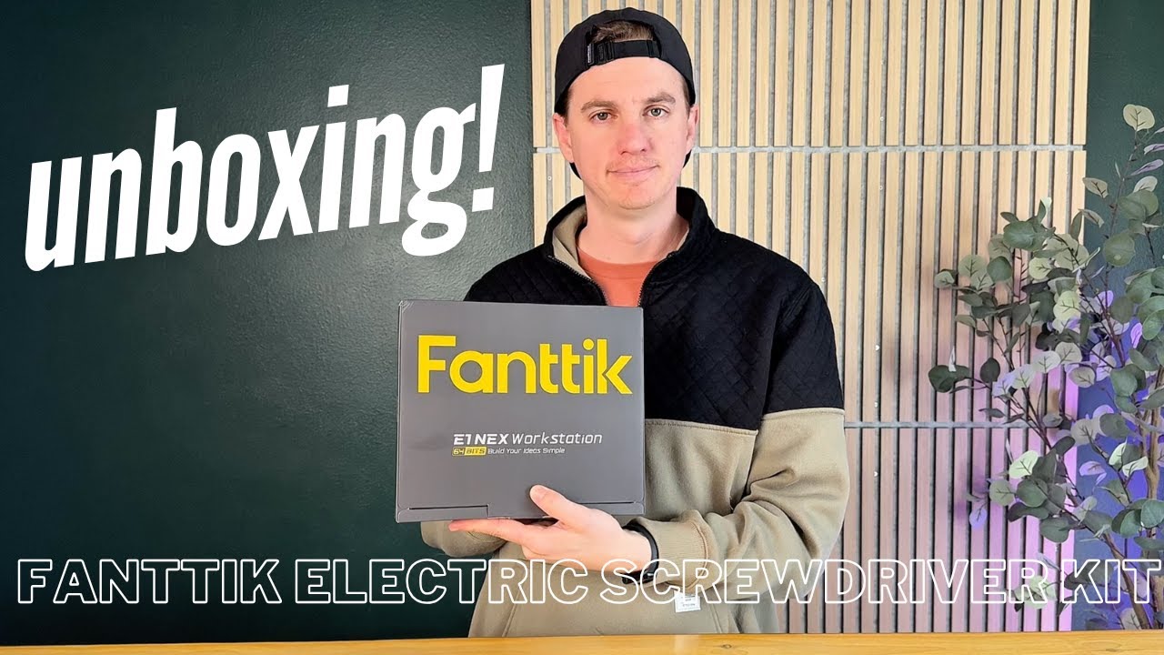 Fanttik Precision Screwdriver Unboxing 🔧 | E1 NEX Workstation Full ...