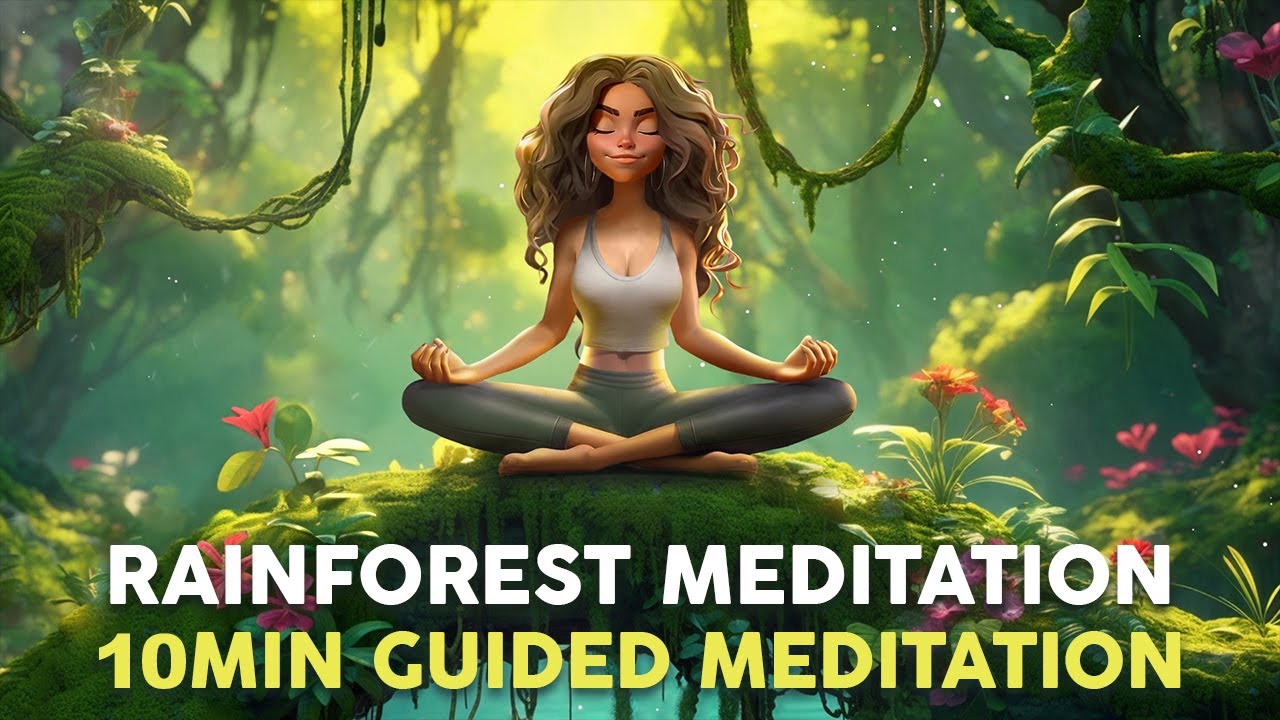 10 minute Guided Meditation Goddess - Rainforest Meditation - YouTube