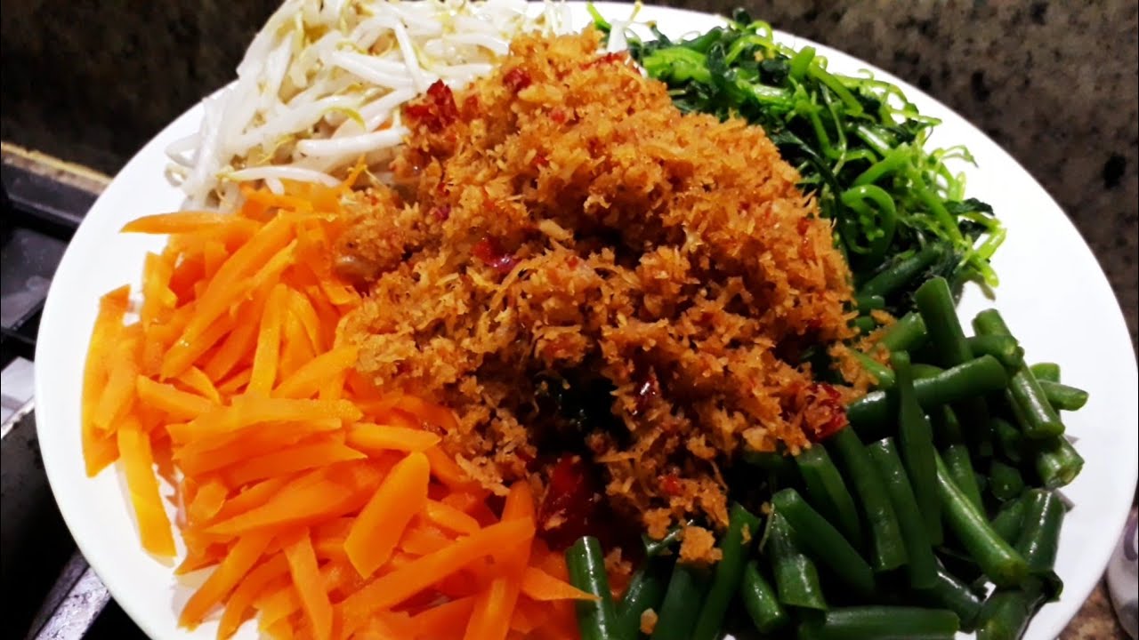 TRADISIONAL INDONESIAN SALADS-URAB/ CARA BUAT URAB TUMIS RECIPE versi ...