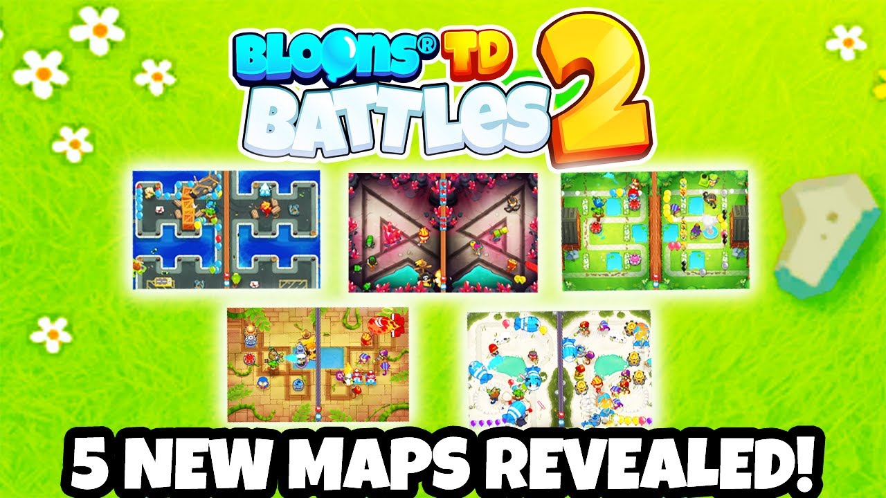 BIG UPDATE ON BTD BATTLES 2! 5 NEW MAPS REVEALED! - YouTube