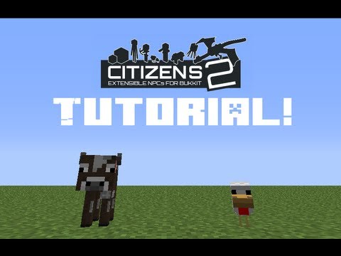 How to use Citizens 2 plugin for your Minecraft server! - YouTube
