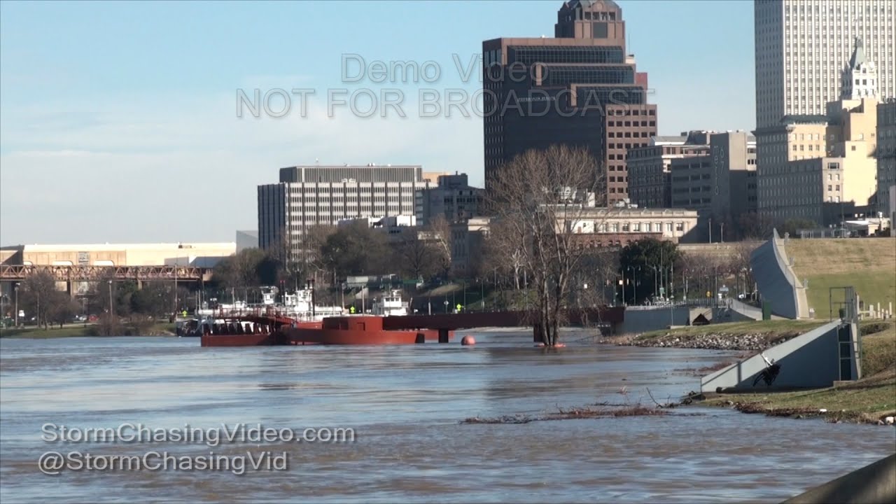 Memphis, TN River Flooding - 1/6/2016 - YouTube