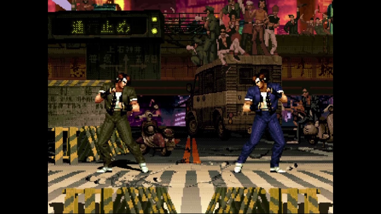King of Fighters '94 - Kyo Kusanagi (Intro & Win Pose) - YouTube