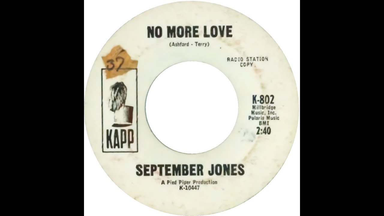 SEPTEMBER JONES & GROUP NO MORE LOVE - YouTube