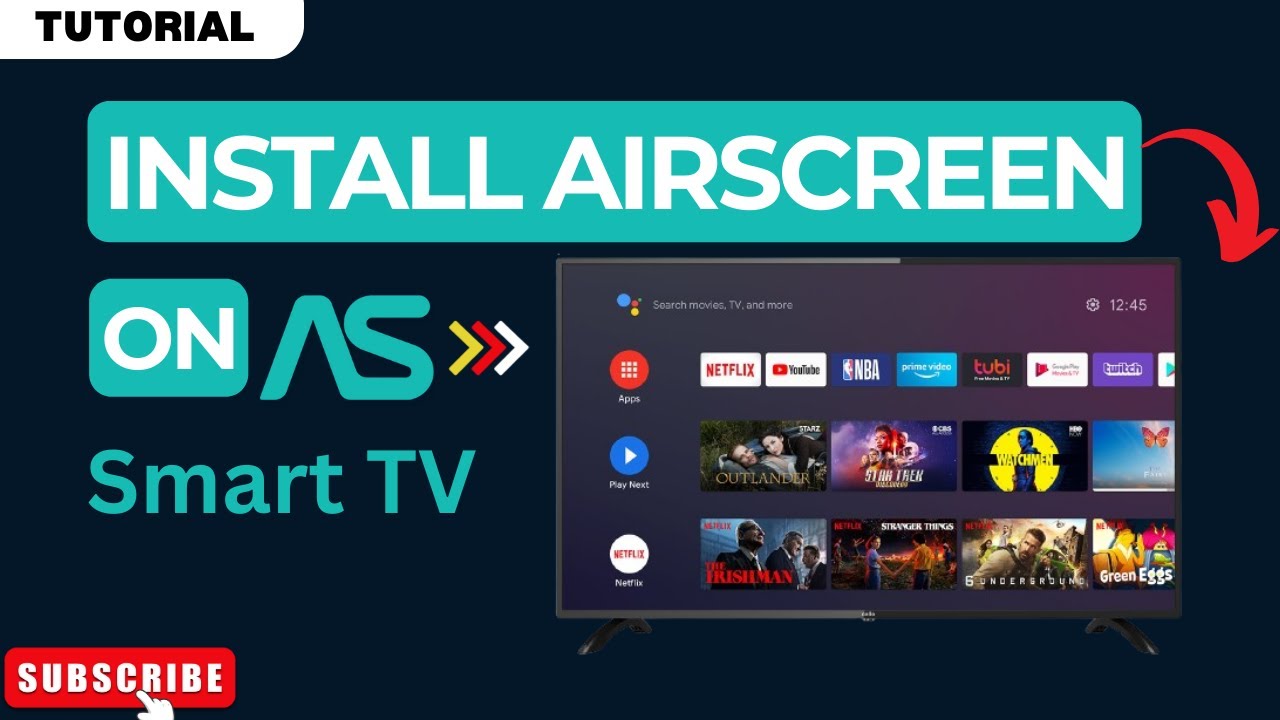 How to Install AirScreen App on ANY Smart TV | Cast to Smart TV with ...