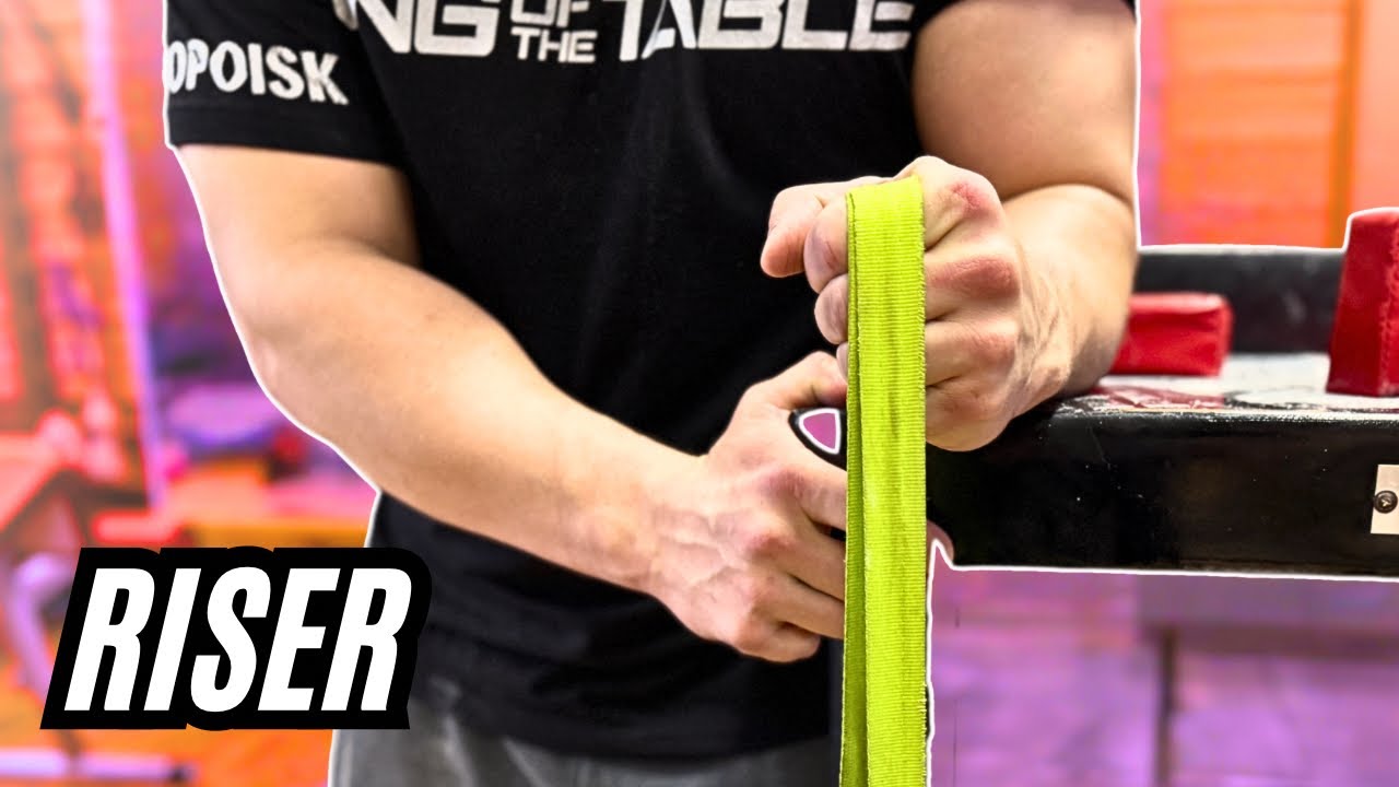 Isolated Riser Exercise for Armwrestling Training - YouTube