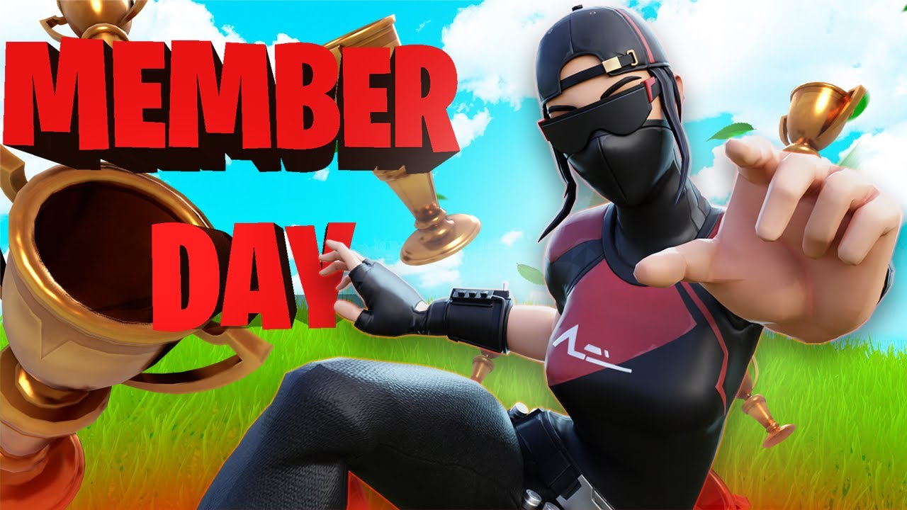 🔴Fortnite Member Thursday LIVE Tournament Custom Matchmaking 2v2 3v3 ...