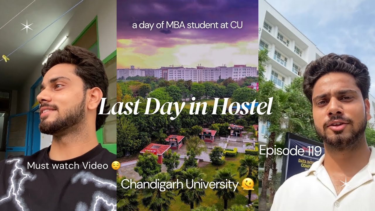 Last day of my hostel life at Chandigarh University | Hostel tour 2025 ...