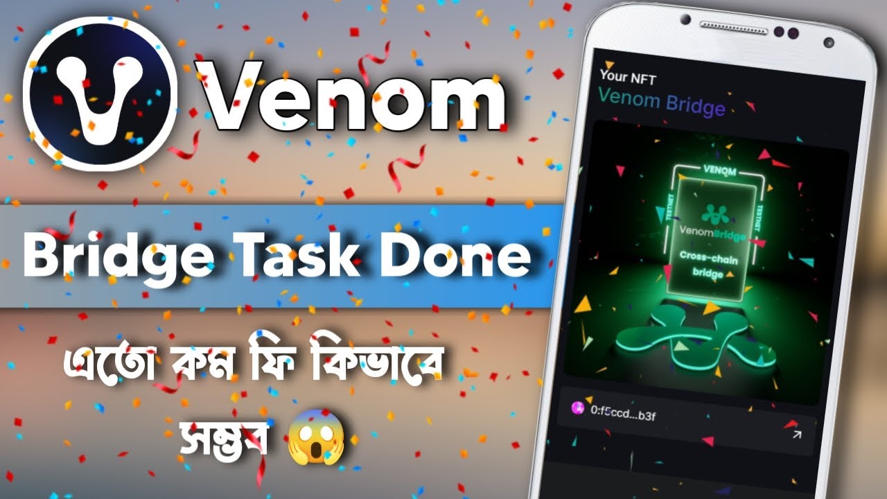 Venom Bridge Task Problem | Venom Cross Chain Transaction | Venom ...