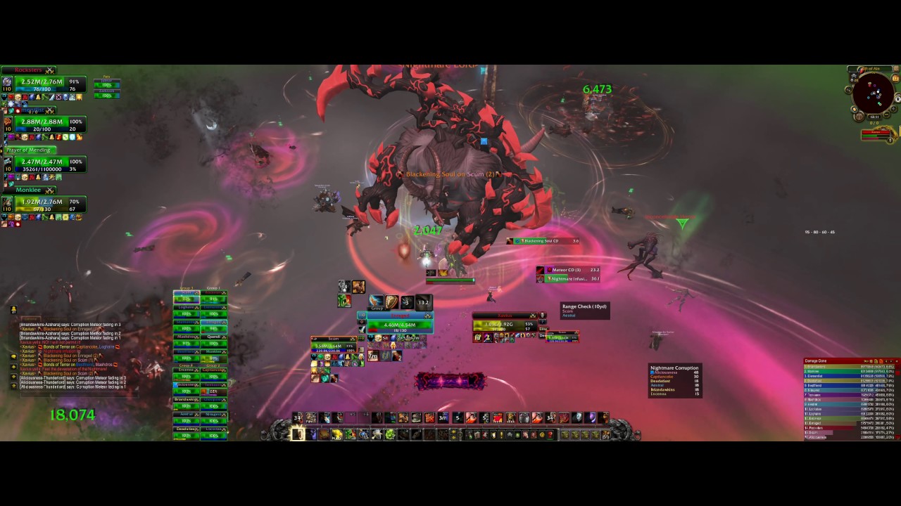 Deviant-Destromath Mythic Xavius Prot Warrior Perspective - YouTube