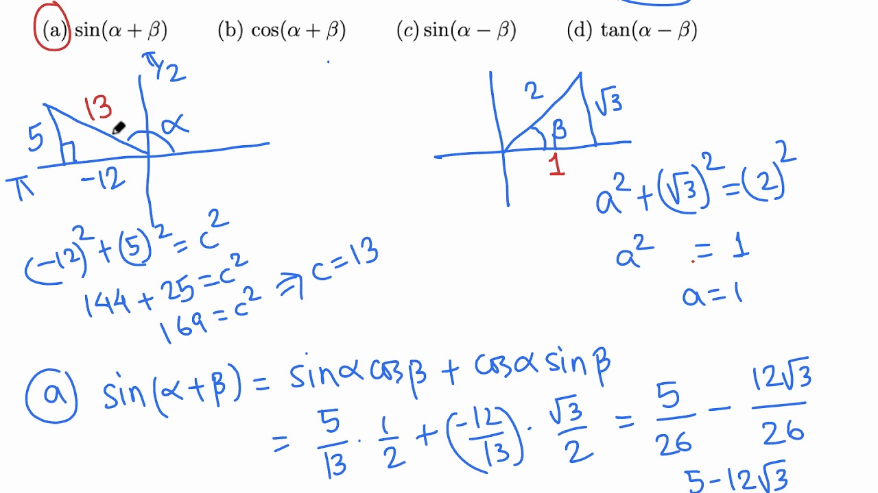 Trigonometry Sum And Difference Formula Examples YouTube trigonometry-sum-and-difference-formula-examples-youtube