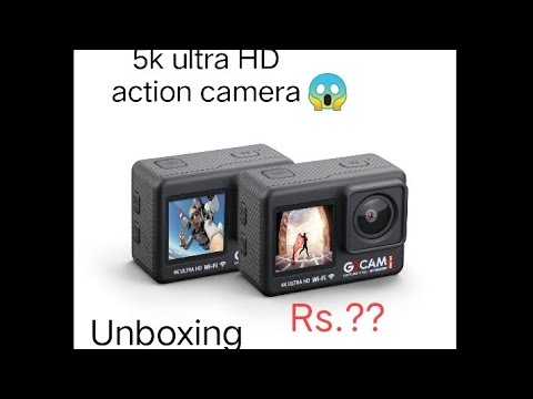 #5k ultra HD action camera go cam unboxing video #action camera # ...