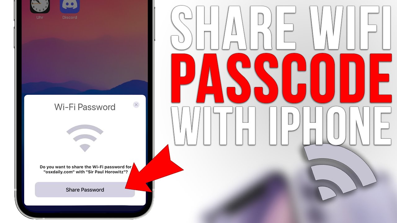 How To Share WiFi Password From IPhone To IPhone 2023 YouTube How To Share WiFi Password From IPhone To IPhone 2023 YouTube