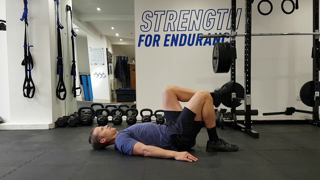 Single Leg Glute Bridge - YouTube