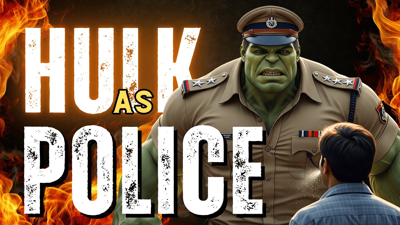 Hulk as Police in India | Telugu - YouTube