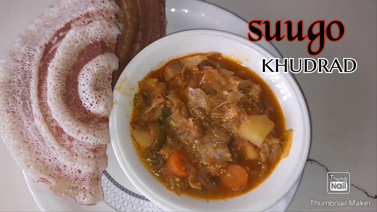 Waxaan sameyn donaa suugo khudrad oo fudud - YouTube