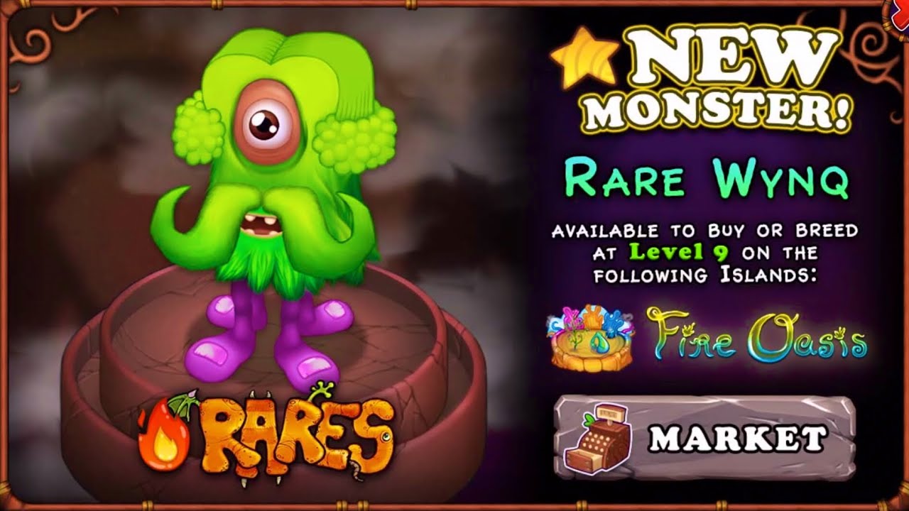 New Monster: Rare Wynq (how to breed) - YouTube