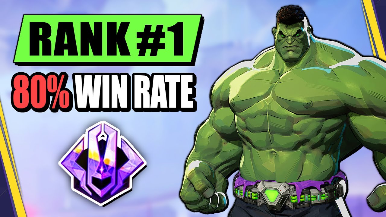 Marvel Rivals Rank #1 Best Hero is HULK! You Are Playing Him WRONG ...