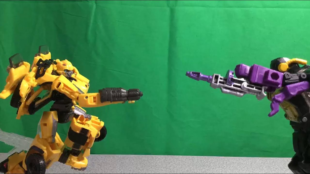 Bumblebee VS Kickback | Stop Motion Fight - YouTube
