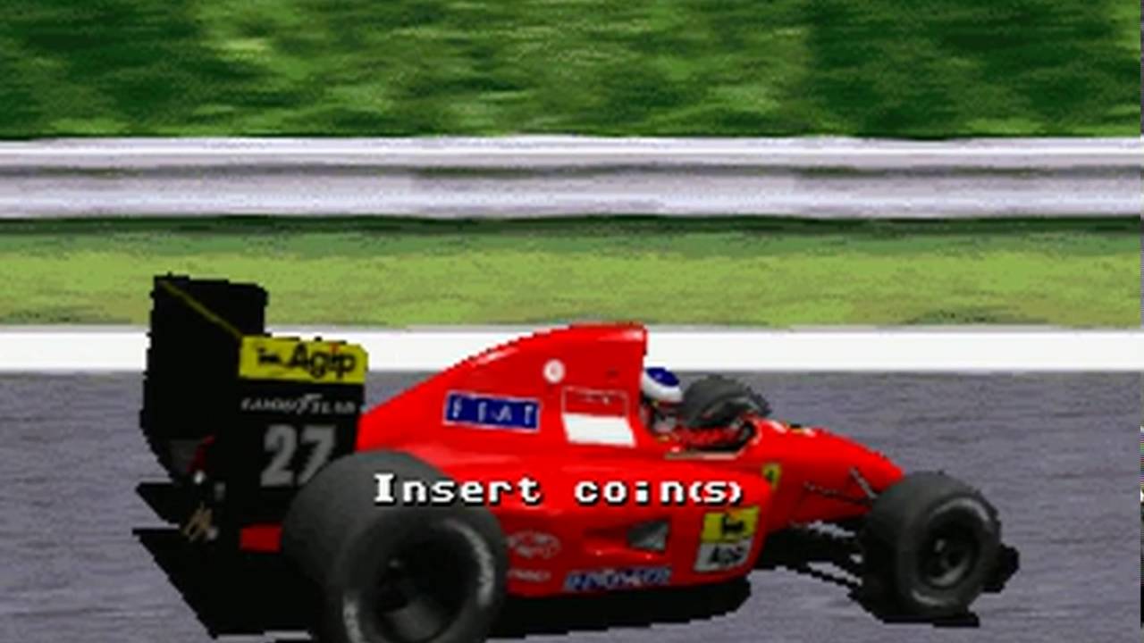 F1 Super Lap (Sega 1993) Attract Mode 60fps - YouTube