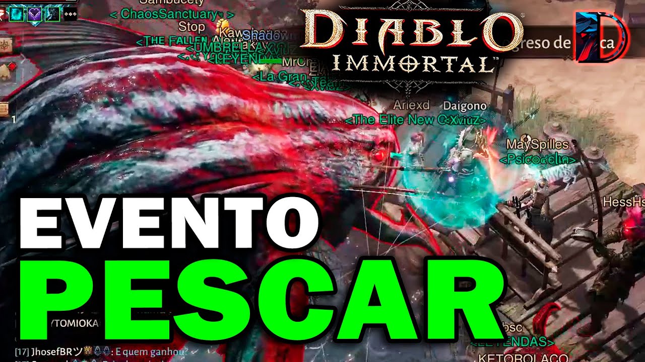 TODO sobre EVENTO Pesca Diablo Immortal - YouTube