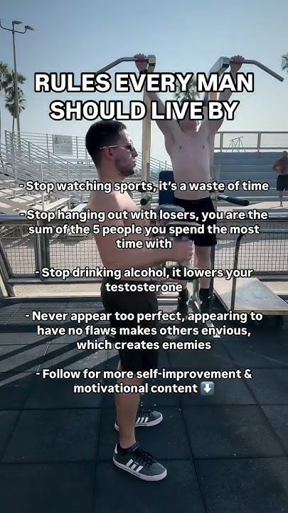 Rules Every Man Should Live By - YouTube
