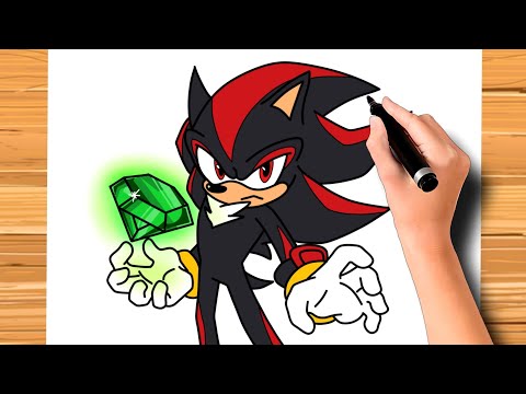 como desenhar o shadow com Esmeraldas do Caos - how to draw the shadow ...