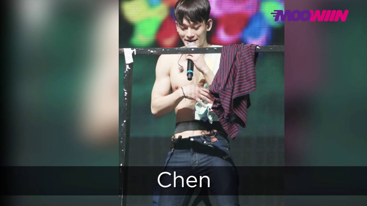 Shirtless EXO Members with Six Pack Abs - YouTube