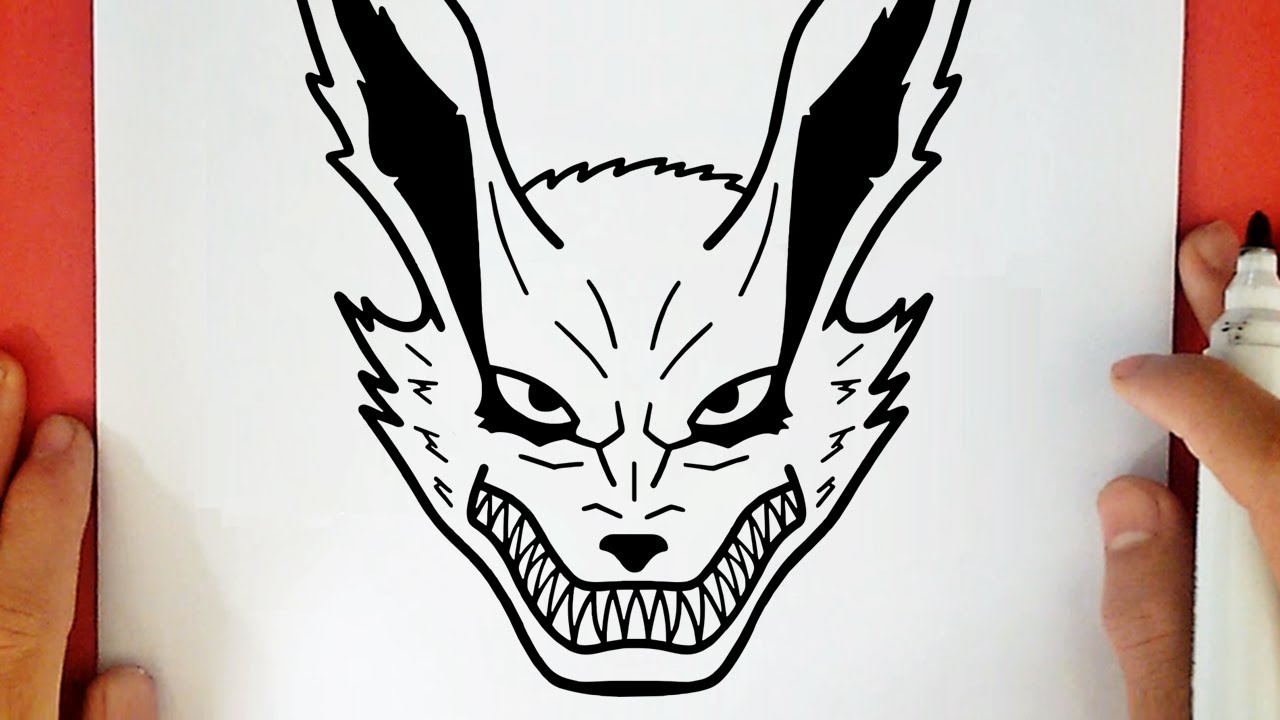 HOW TO DRAW KURAMA FROM NARUTO - YouTube