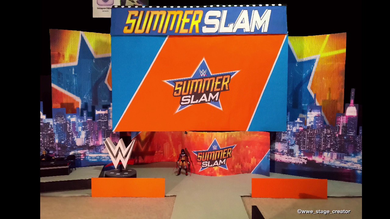 WWE SummerSlam 2016 Wrestling figure Stage! - YouTube