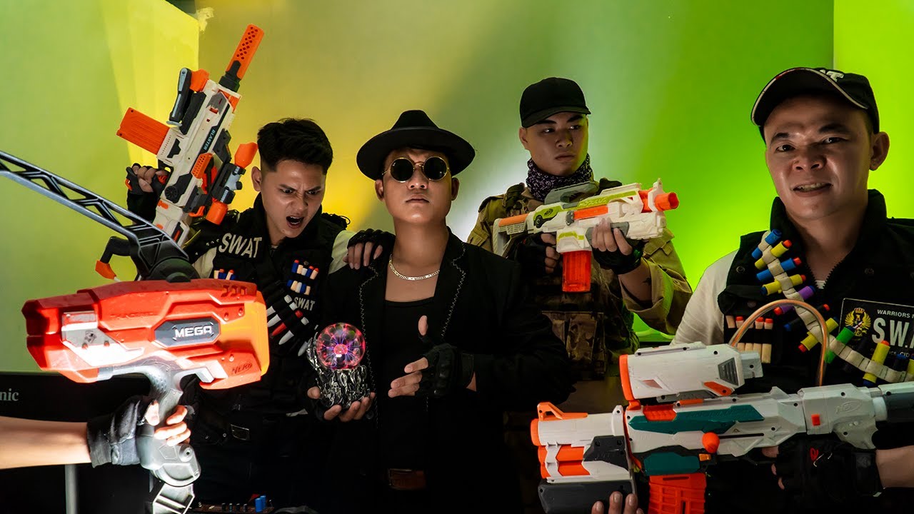 Alpha Nerf War : Alpha Warrior Uses Nerf Guns Alone Fight Destroy Dr. Lee Gang To Justice ...