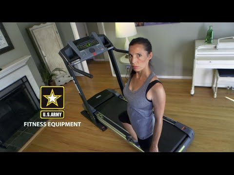 US Army Treadmill with laptop and Tablet - YouTube