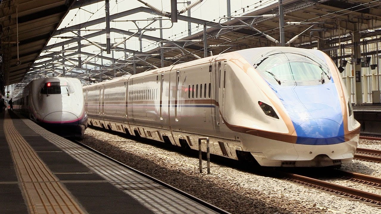 新幹線167：高崎駅で聞けた懐かしい音色：E2・E4・E7・W7：shinkansen - YouTube