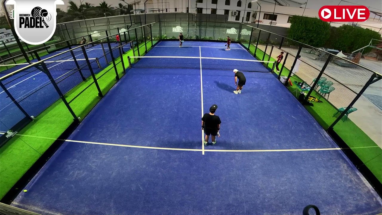"Greenwich Padel LIVE 🔴 | Wednesday, 2 April 2025 | 17:00: PM To 19:00 ...
