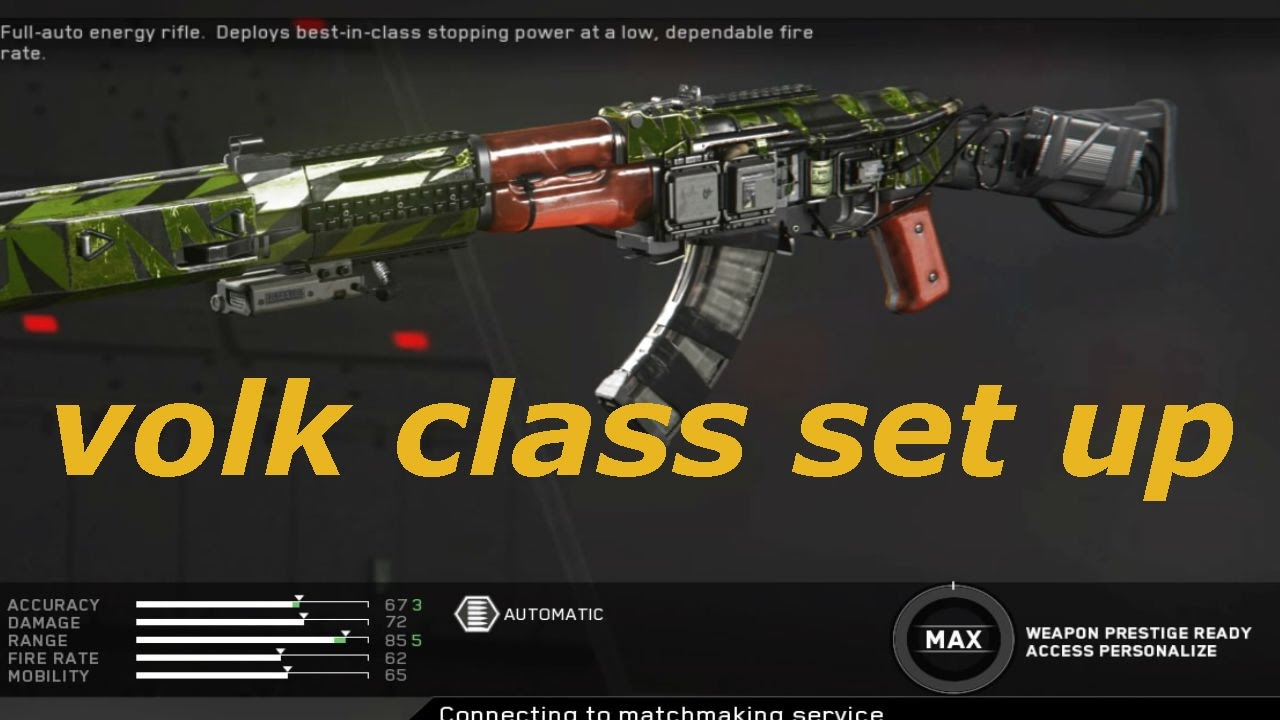 call of duty infinite warfare volk class setup recommended - YouTube