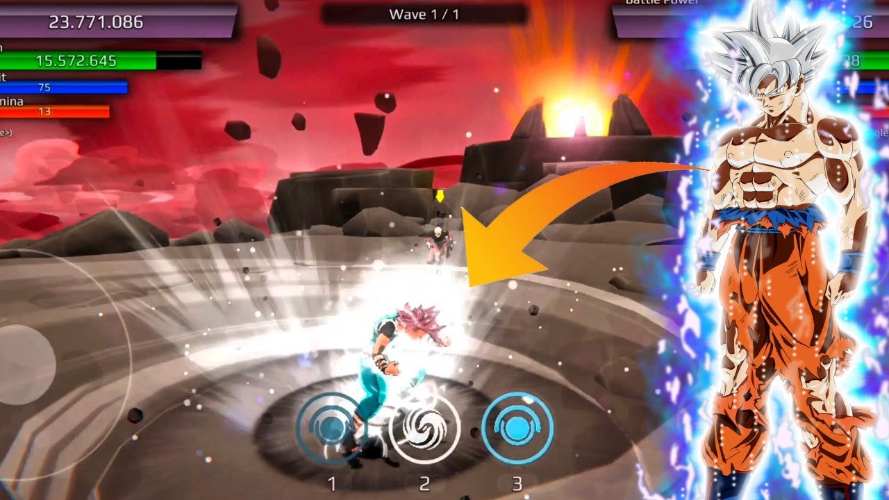 Transformation Like Goku Ultra Instinct| Burst To Power Gameplay # ...