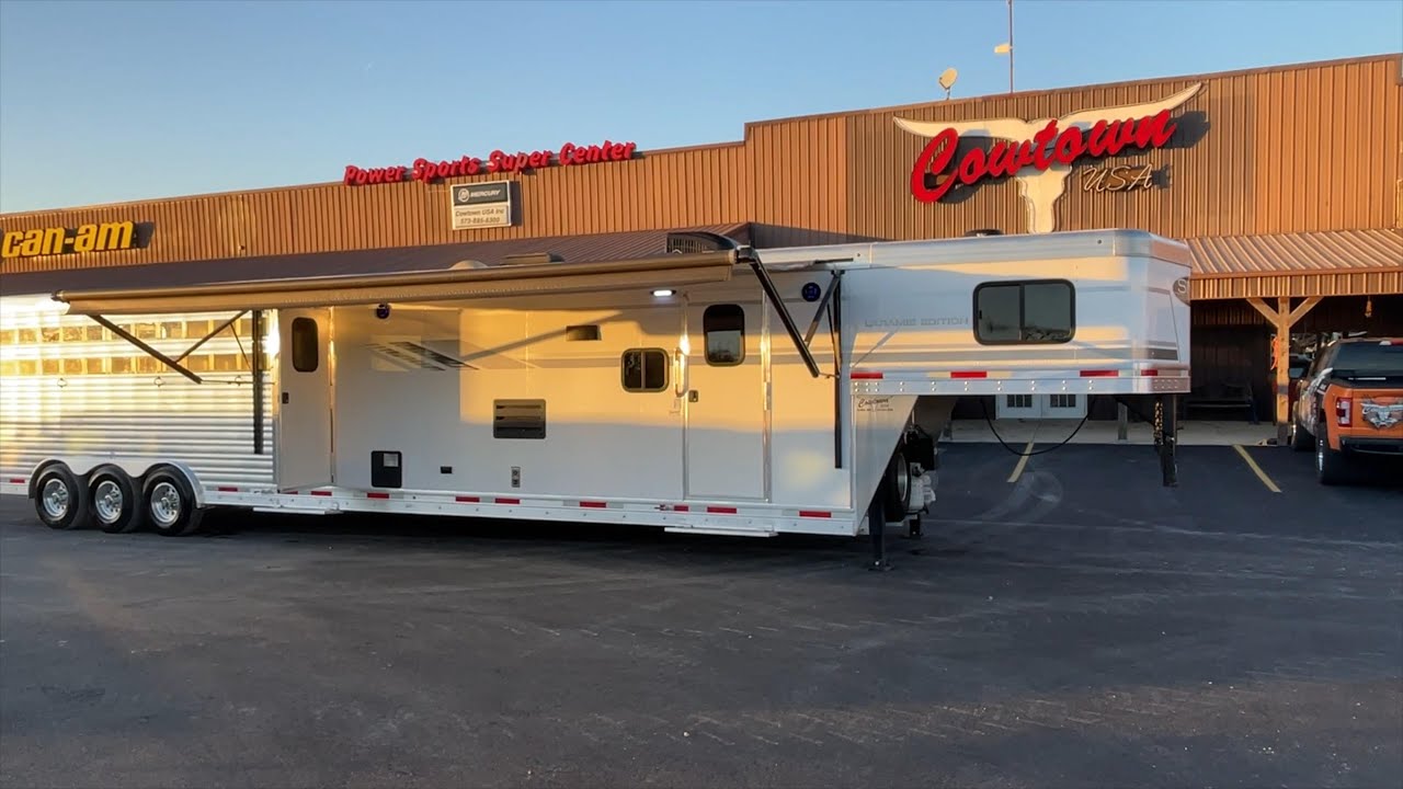Awesome Cowboy Trailer! 2020 SMC 81613 Stock Combo Trailer - YouTube