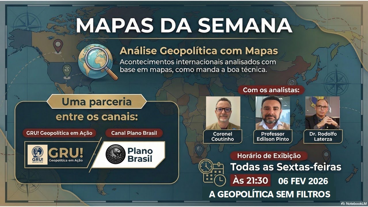 Mapas da Semana: A Geopolítica sem Filtros - YouTube