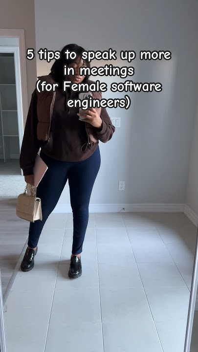 Female programmers, if you struggle with speaking up in meetings, Watch this! #shorts # ...