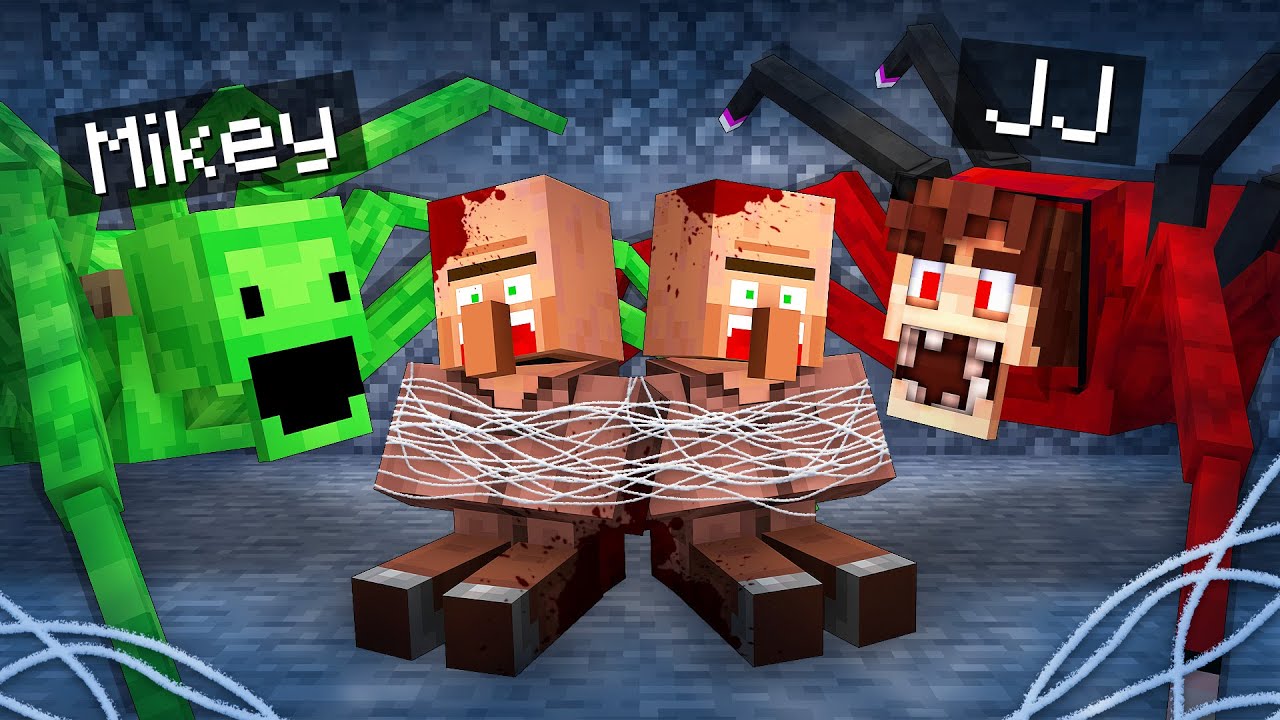 JJ and Mikey Became EVIL SPIDERS in Minecraft (Maizen) - YouTube