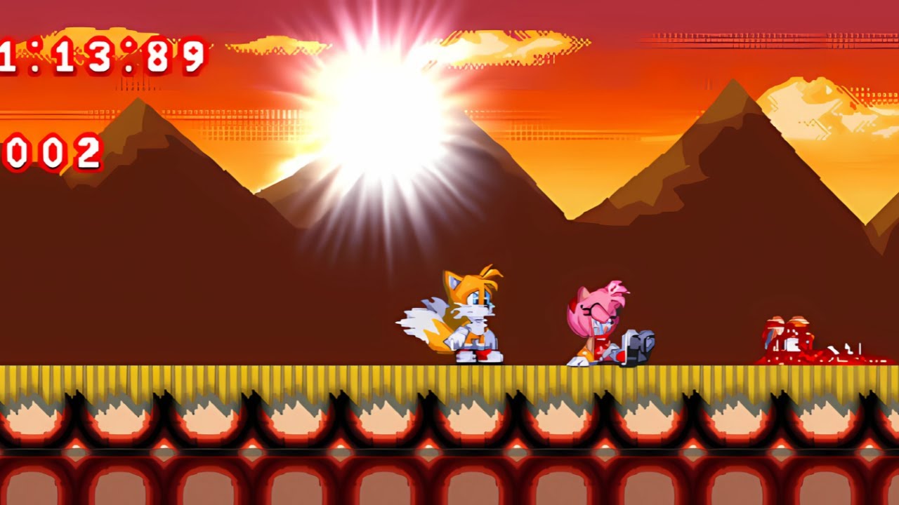 Sonic.exe Blood Tears (Fall Of The Angels DLC) 4K | Walkthrough - YouTube