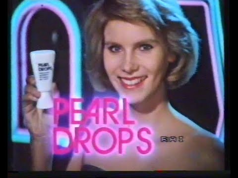 PEARL DROPS DENTIFRICIO SBIANCANTE (1986) Spot Anni 80 - YouTube