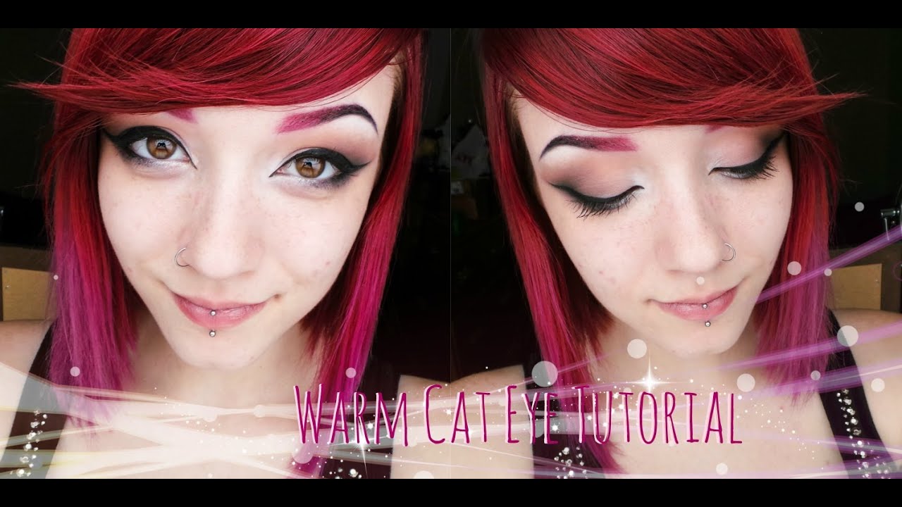 My go-to makeup: Bold cat eye. - YouTube