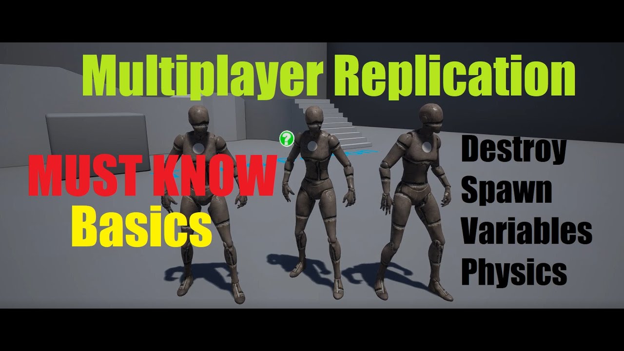 Ue4 Multiplayer Replication 101 Youtube