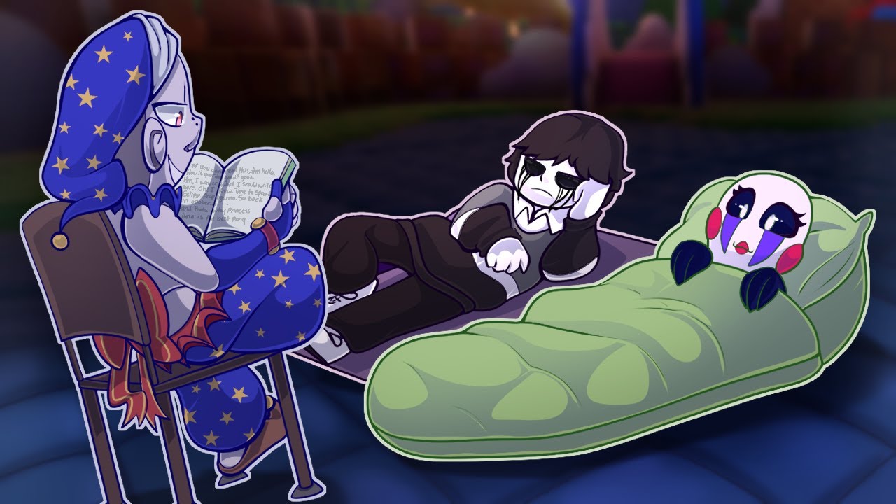 Puppet and Moon SLEEPOVER in VRChat - YouTube