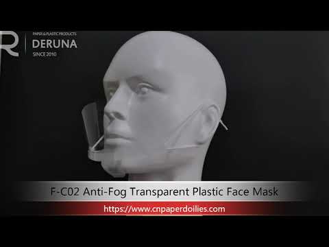 F-C02 Anti Fog Transparent Plastic Face Mask - YouTube
