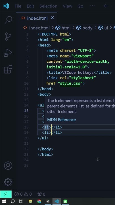 Мультикурсор и выделение || Keyboard shortcuts Visual Studio Code #shorts #vscode #hotkeys - YouTube