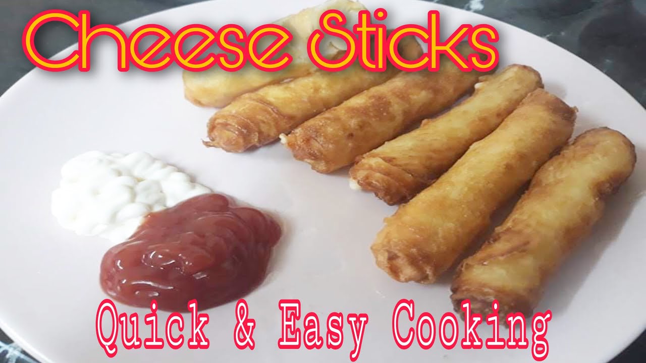 Easy & Quick Make Cheese Sticks/And How to make homemade wrapper! - YouTube